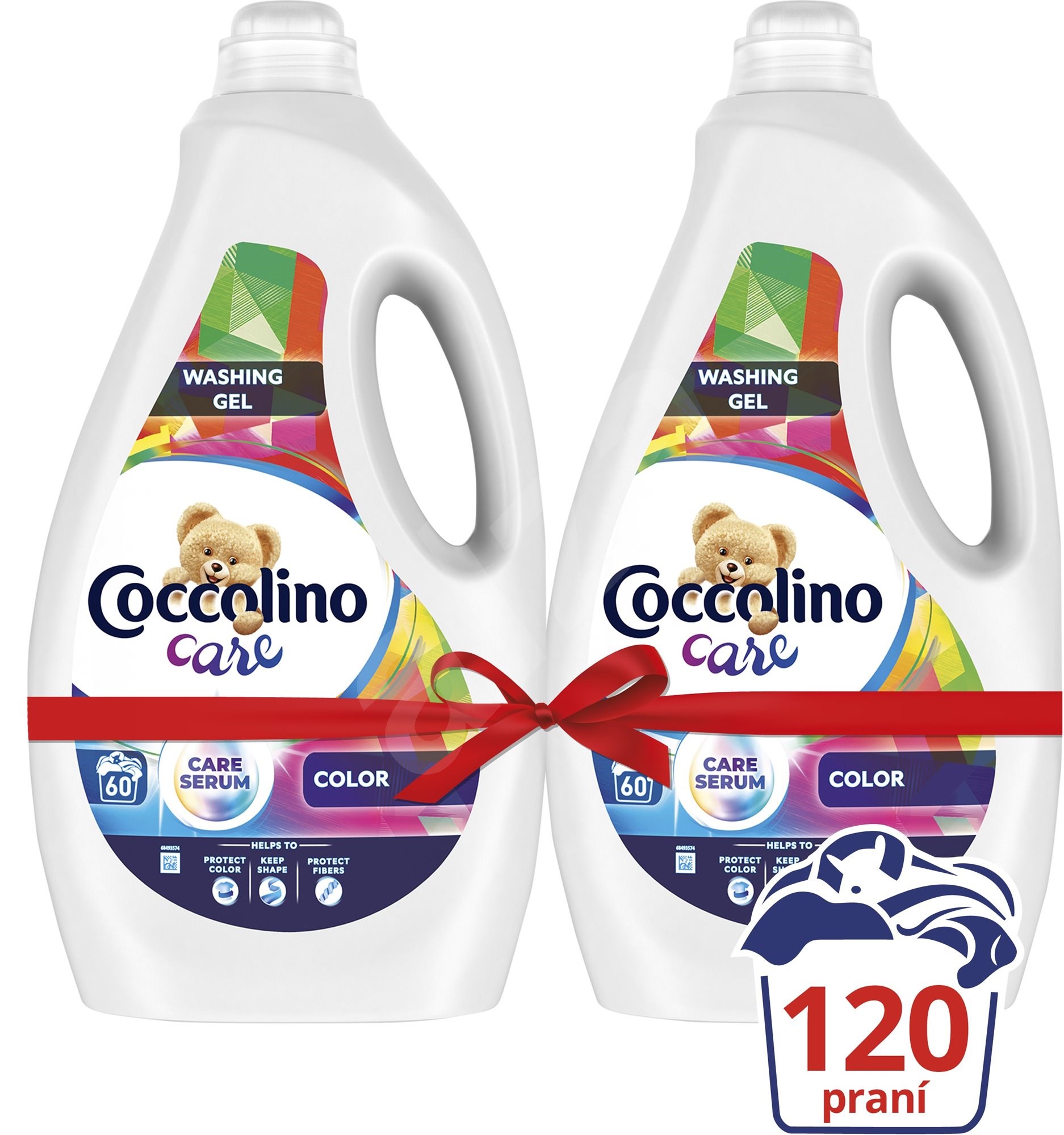 COCCOLINO Care Color 2× 2,4 l (120 praní) - Prací gél | Alza.sk
