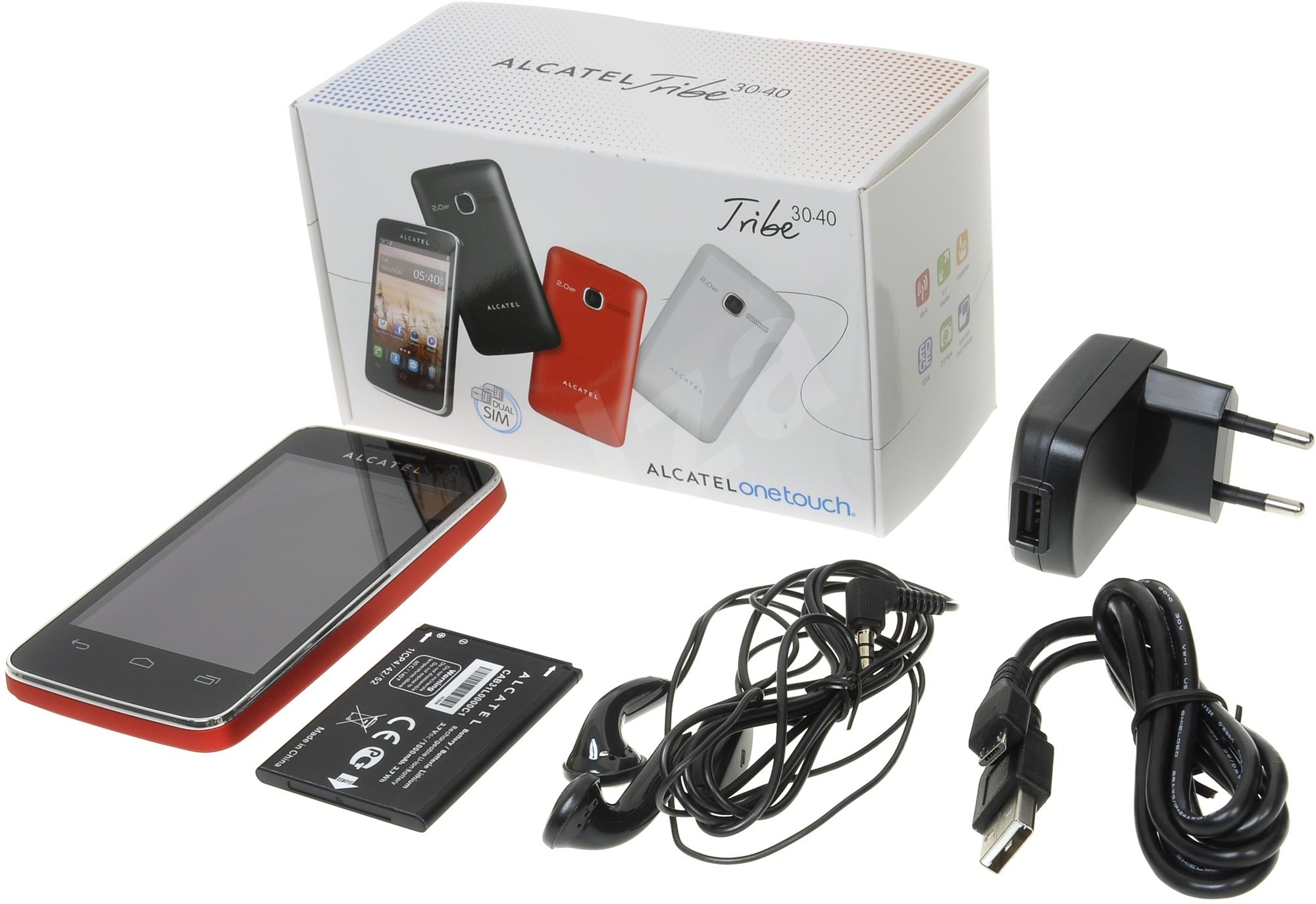 ALCATEL ONETOUCH 3040D TRIBE Cherry Red Dual SIM - Mobilný telefón ...