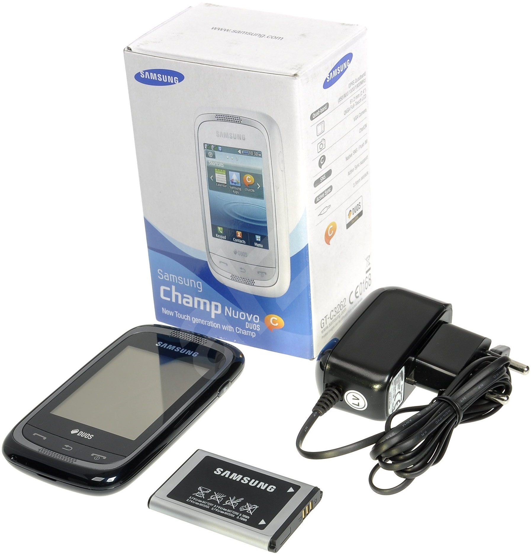 Samsung Champ Neo Duos (C3262) Black - Mobilní telefon | Alza.sk
