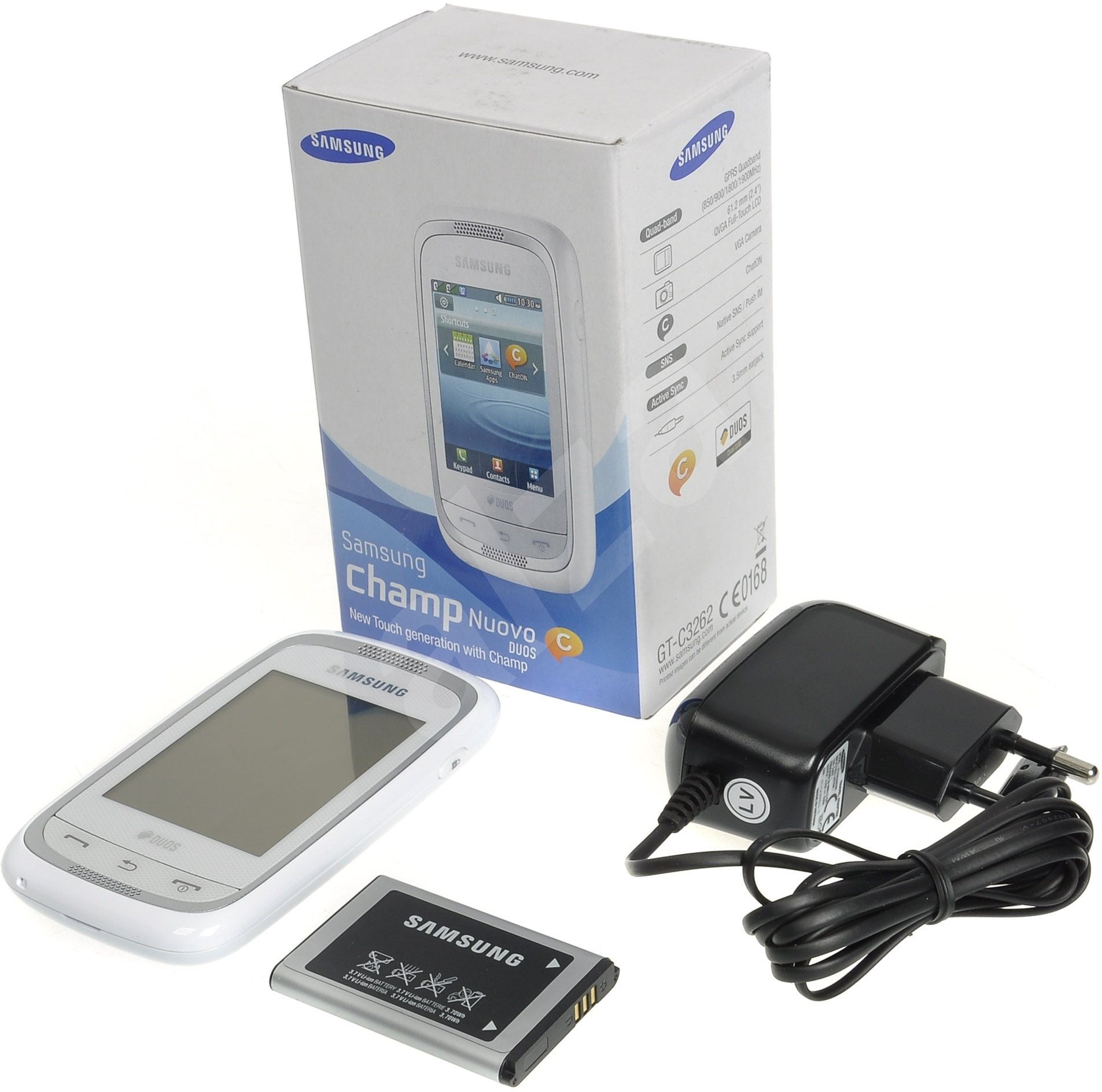 Samsung Champ Neo Duos (C3262) White - Mobilní telefon | Alza.sk