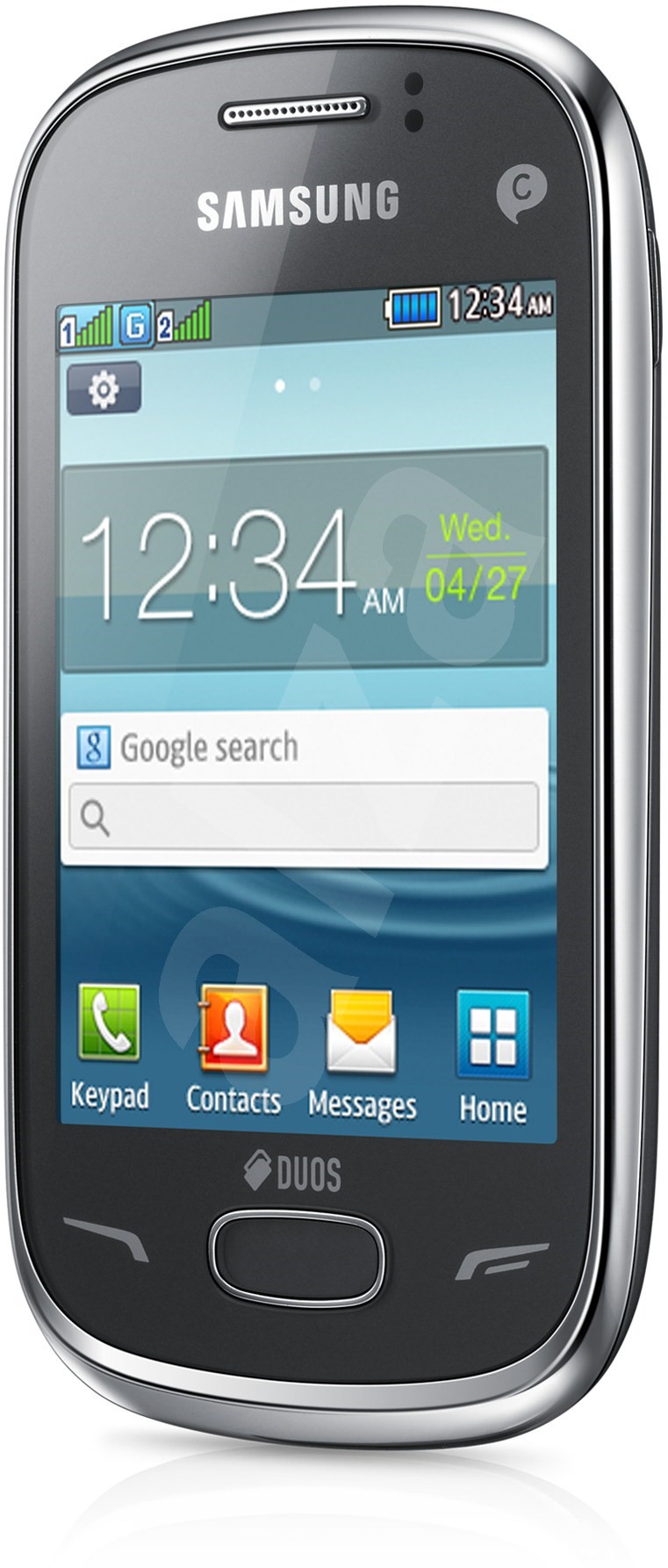 Samsung Rex 70 DUOS (S3802) Metallic Silver - Mobilný telefón | Alza.sk