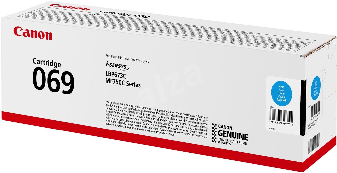 Canon Cartridge 069 azurový - Toner | Alza.sk