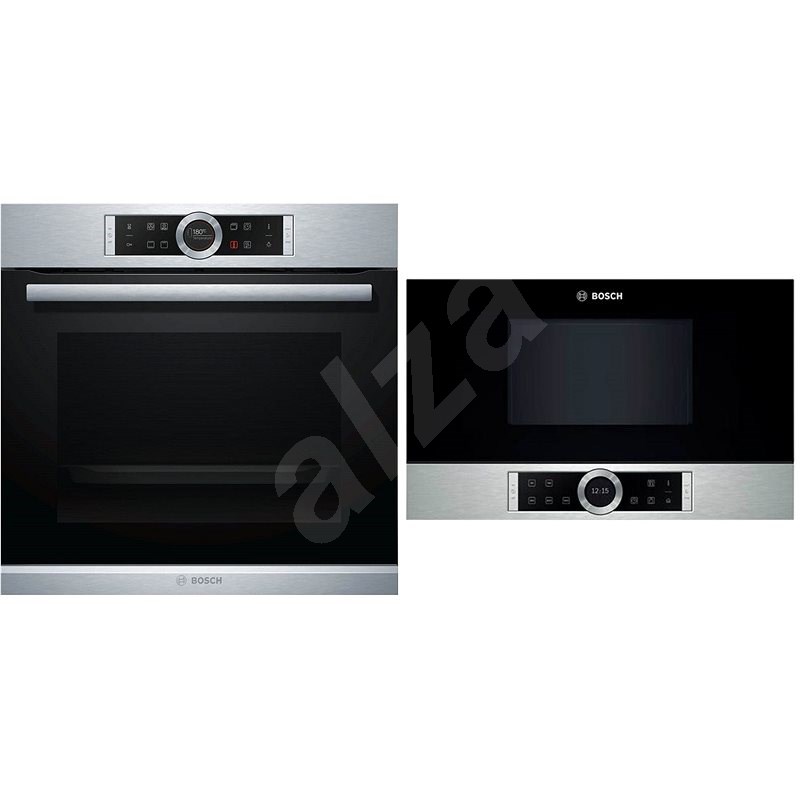 BOSCH HBG632BS1 + BOSCH BFL634GS1 - Set vstavaná rúra a mikrovlnka ...