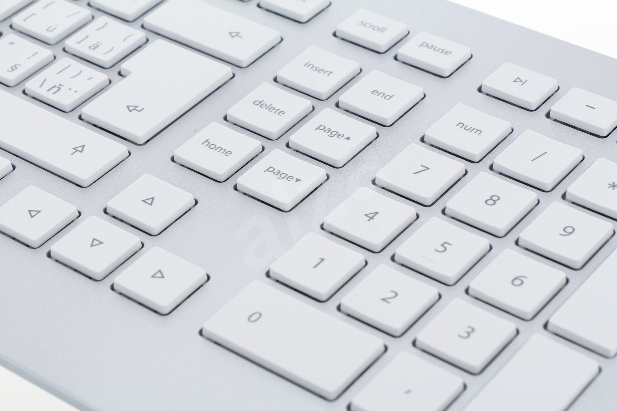 Cherry Strait CZ + SK layout - bielo strieborná - Klávesnica | Alza.sk