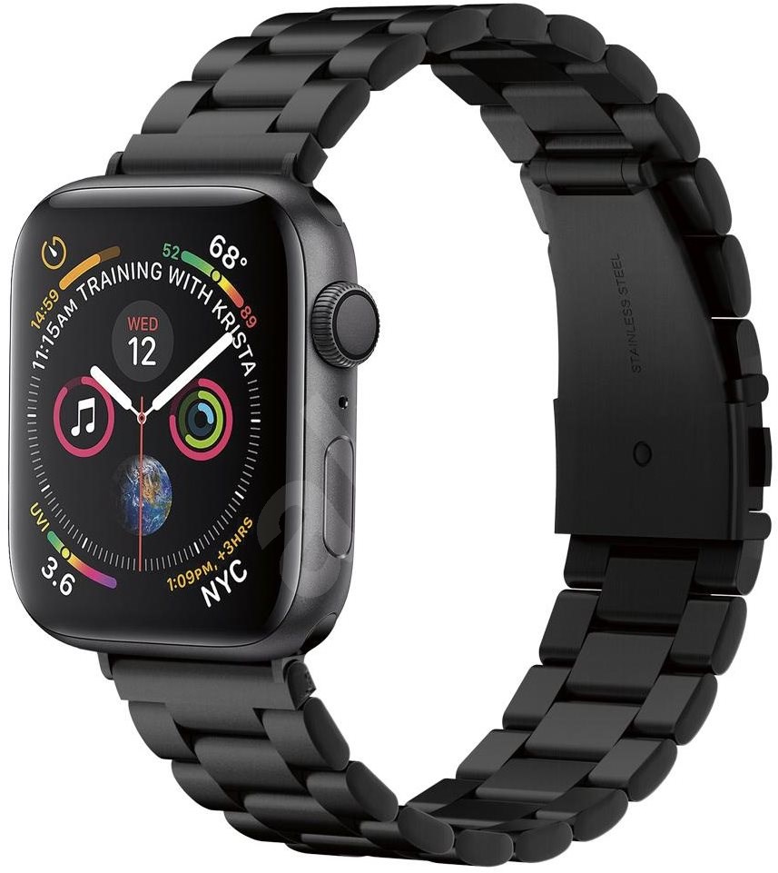 Spigen Modern Fit Black Apple Watch 6/SE/5/4/3/2/1 44/42mm - Remienok ...