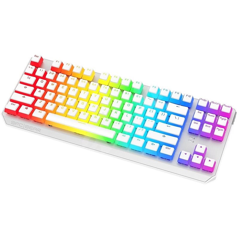 SPC Gear GK630K Onyx White Tournament Kailh Blue – US - Herná ...