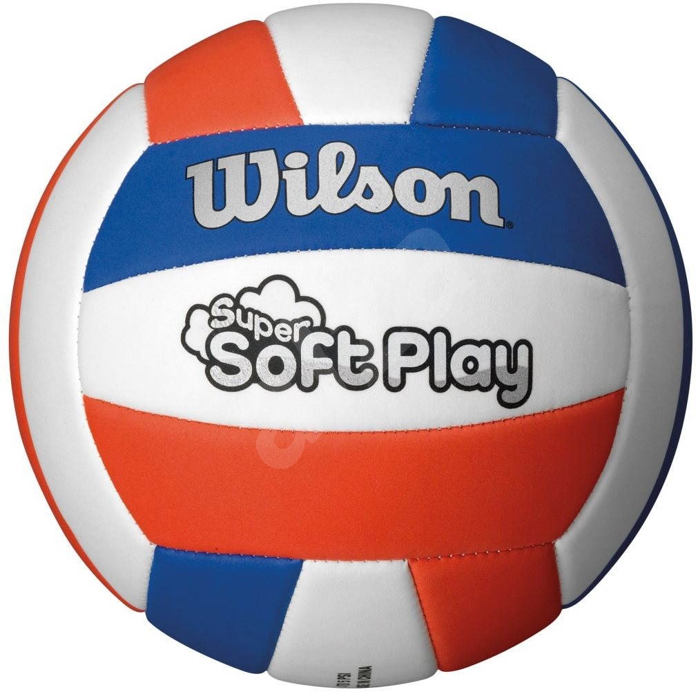 Wilson Super Soft Play Volleyball Red white blue - Volejbalová lopta ...