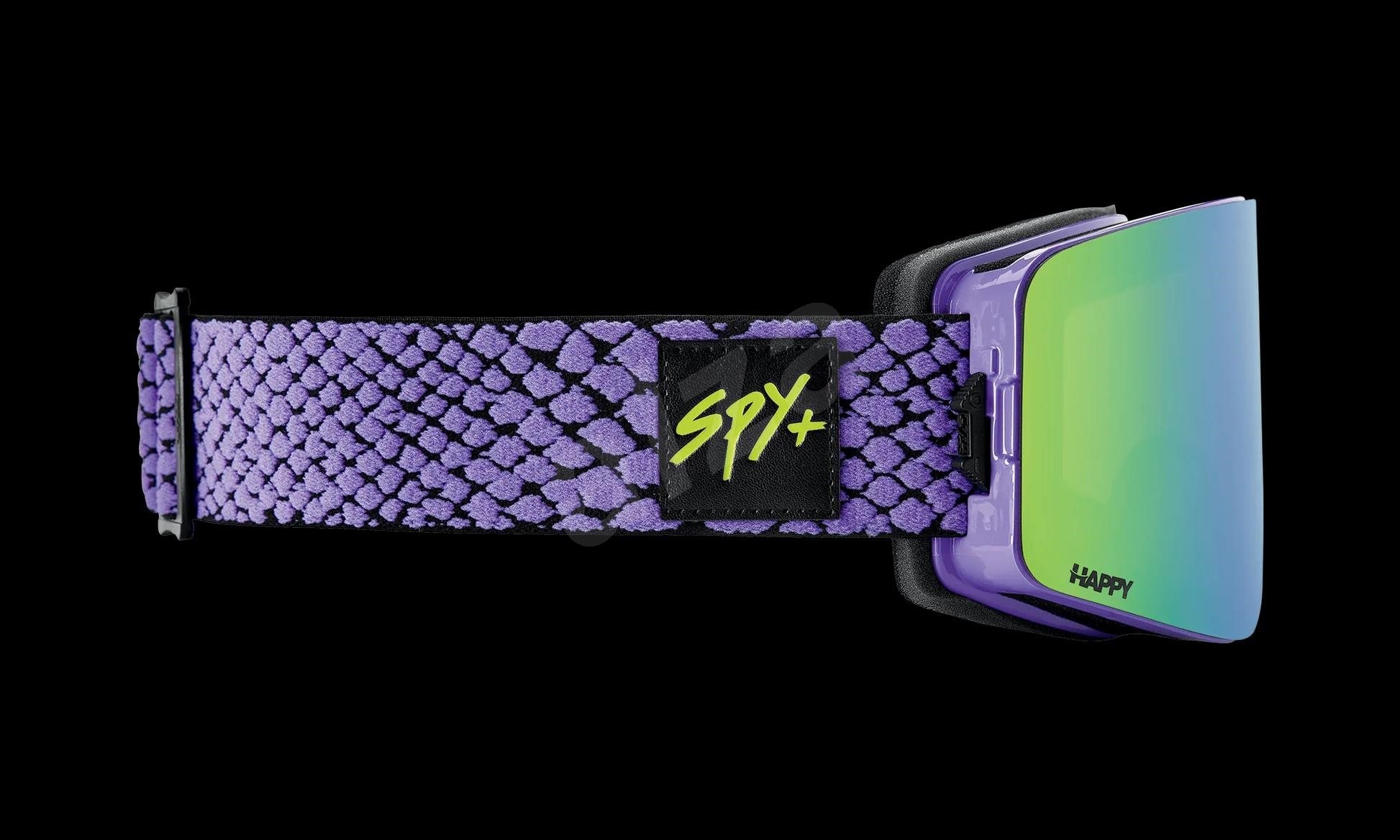 Spy MARAUDER Viper Purple Happy Bronze Green Spectra Mirror + Happy LL ...