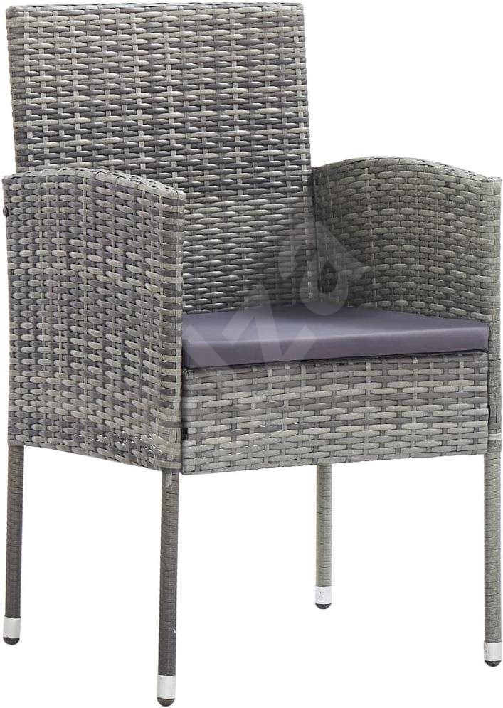 9-dielna záhradná jedálenská súprava, sivá, 3067930 - Záhradný nábytok ...