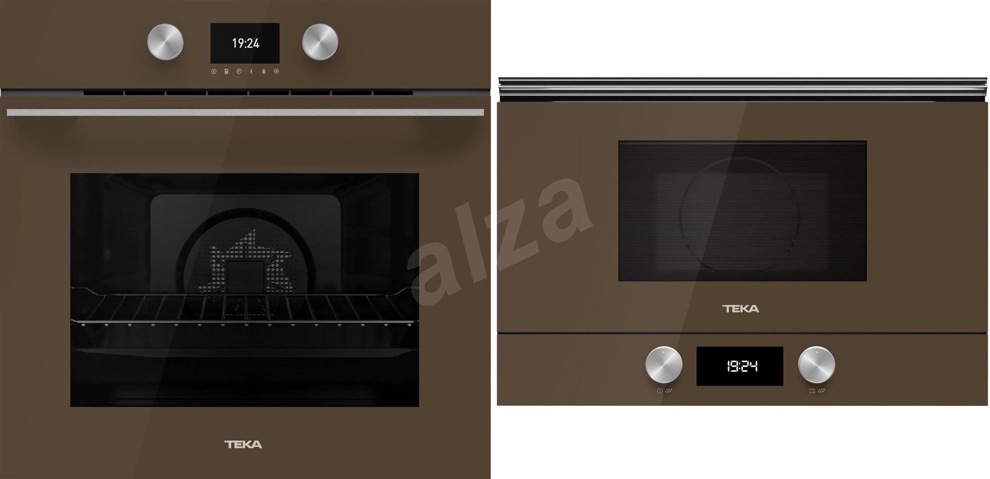 TEKA HLB 8600 U-Brick Brown + TEKA ML 8220 BIS L U-Brick Brown - Set ...