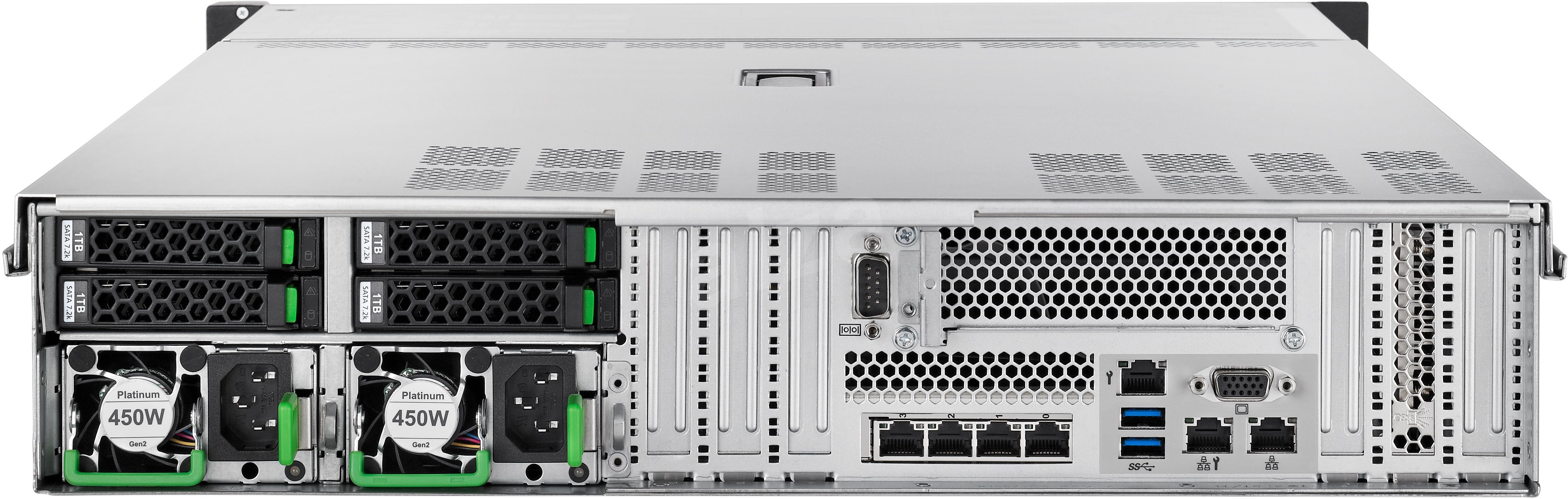 Fujitsu Primergy RX2540 M5 + 4× SSD 480GB + Windows Server Standard ...