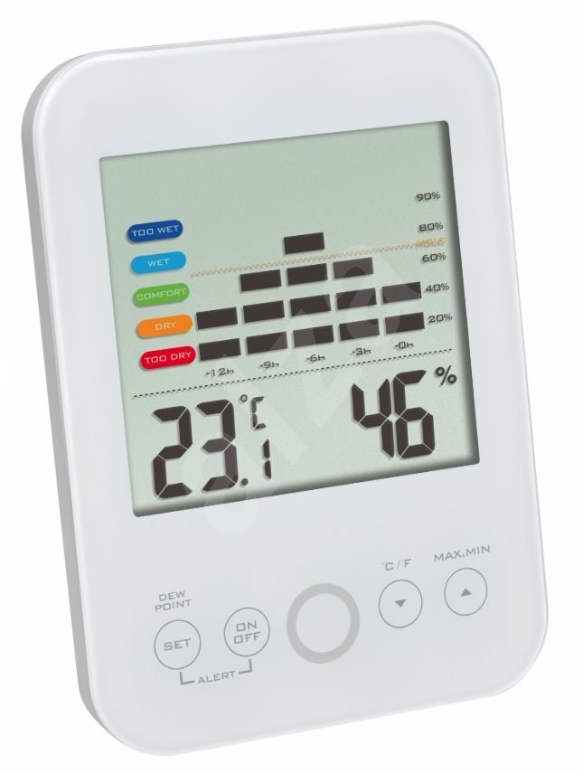 Digitálny teplomer s vlhkomerom TFA 30.5046.02 DIGITALES - Meteostanica ...