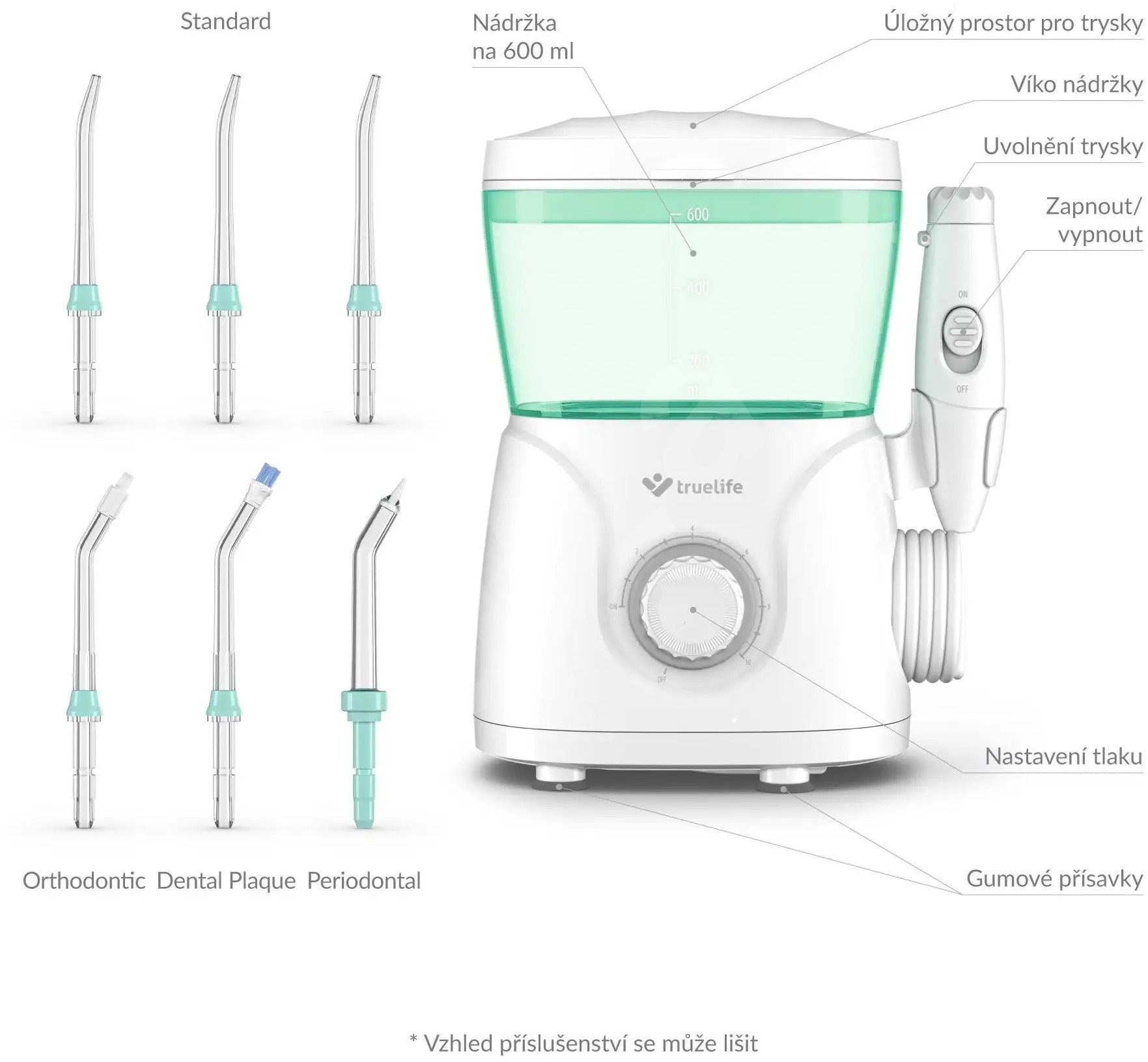 Truelife AquaFloss Station S600 za 53,90 € - Elektrická ústna sprcha ...