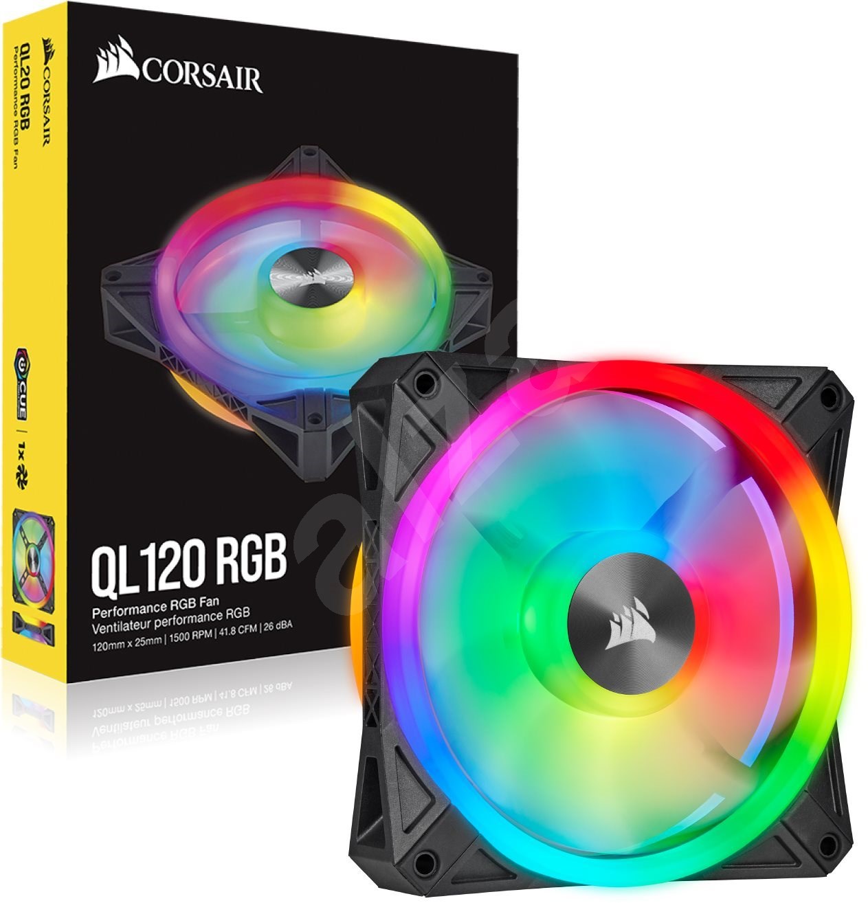Corsair iCUE QL120 RGB 120 mm PWM Single - Ventilátor do PC | Alza.sk