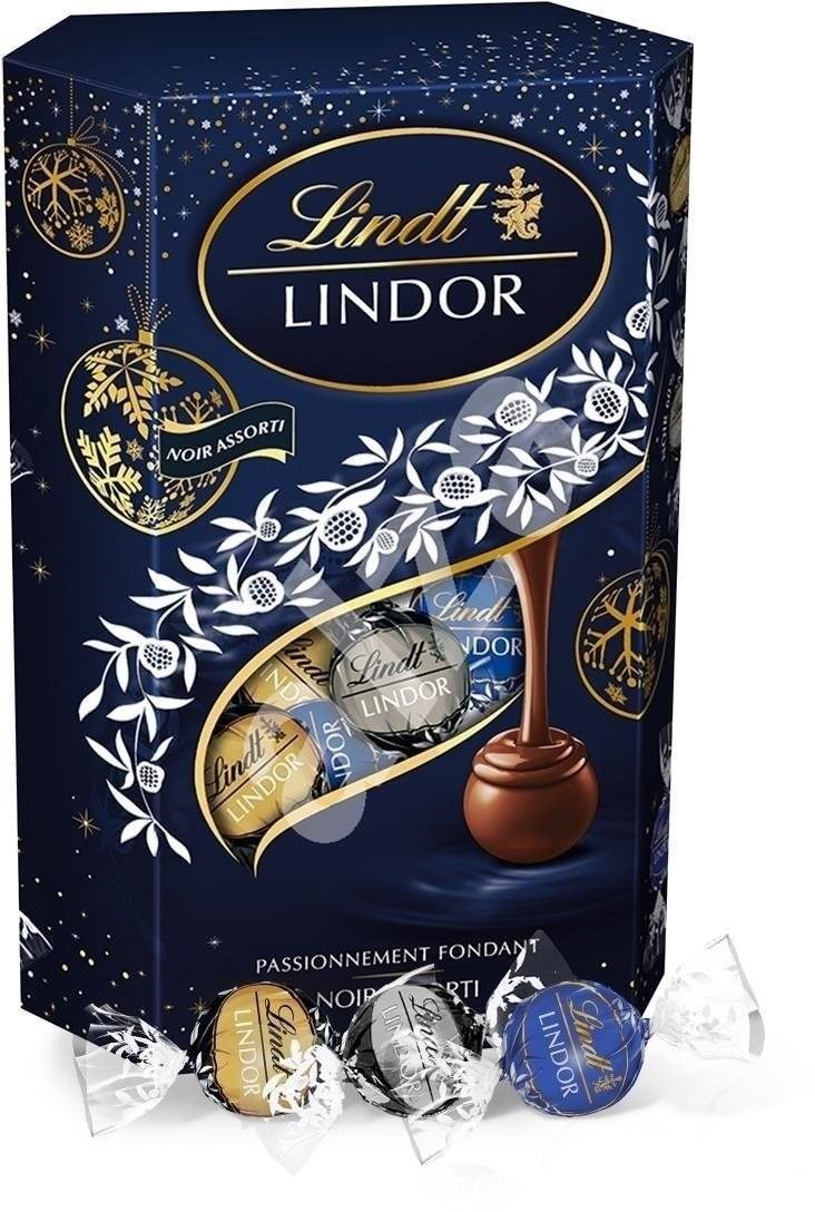 LINDT Lindor Noir Assorti Dark Blue 337 g - Bonboniéra | Alza.sk