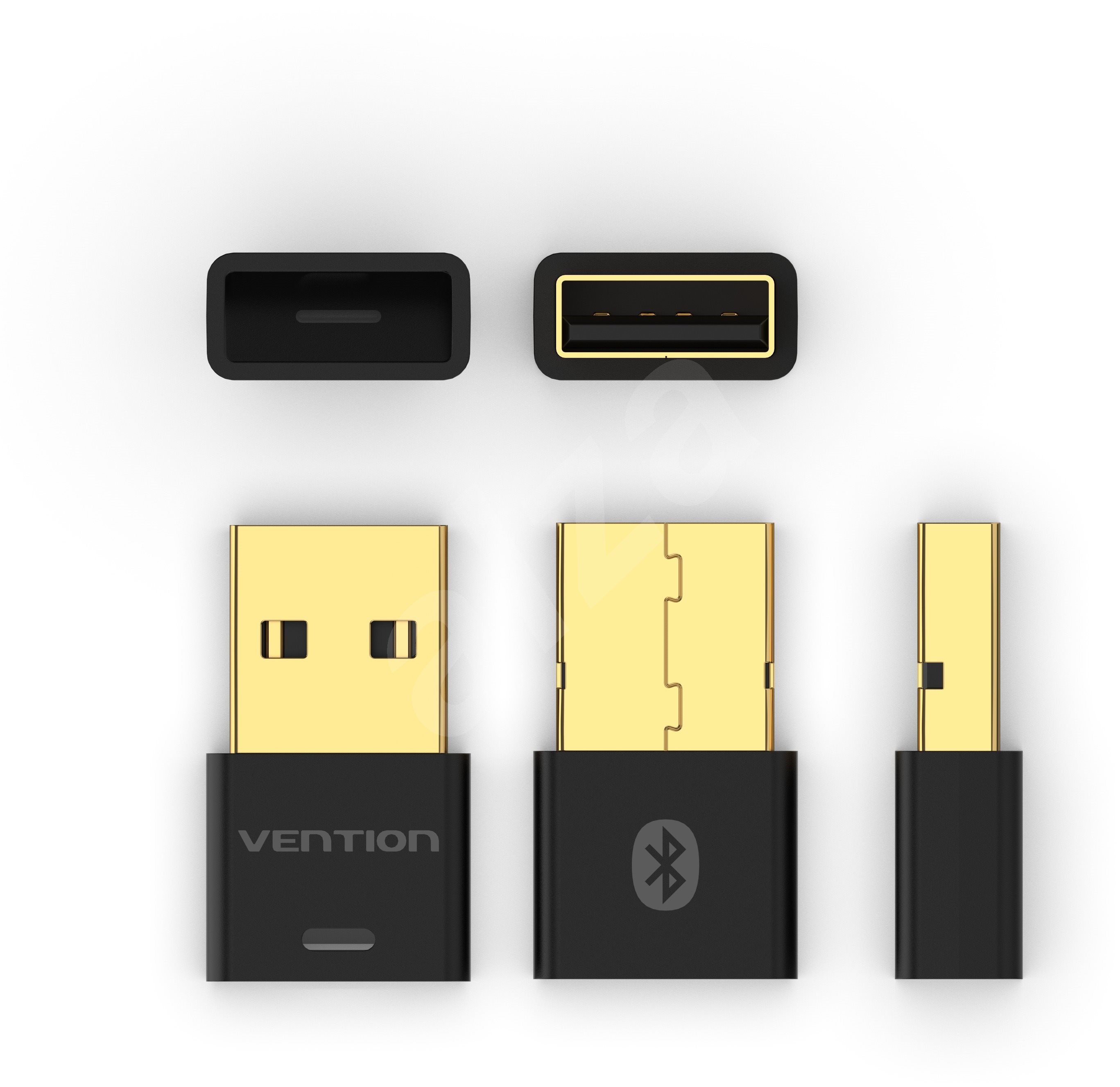 Vention USB Bluetooth 5.0 Adapter Black Mini Type - Bluetooth adaptér ...