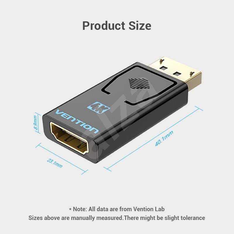 Vention DisplayPort (DP) to HDMI 4K Adapter - Redukcia | Alza.sk