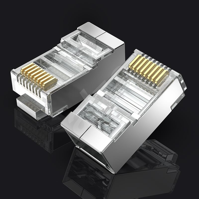 Vention Cat.5E FTP RJ45 Modular Plug Transparent 100 Pack - Konektor ...