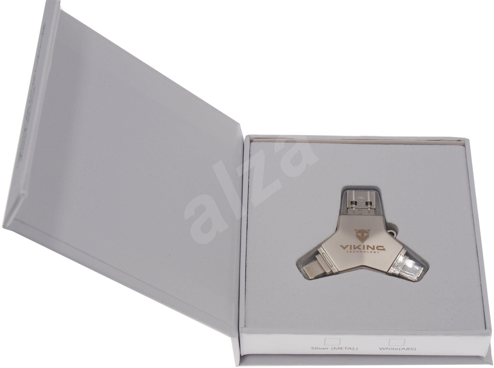Viking USB Flash disk 3.0 4 v 1 64 GB strieborný - USB kľúč | Alza.sk