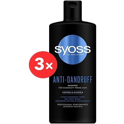 SYOSS Anti-Dandruff Shampoo 3× 440 ml - Šampón | Trendy