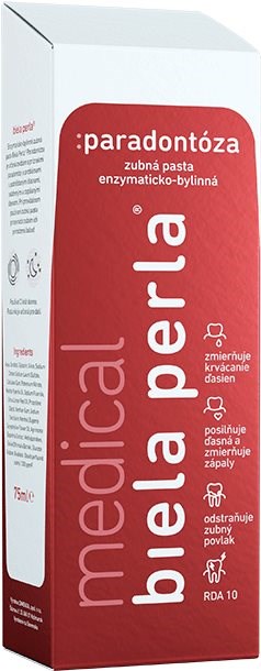 BIELA PERLA Medical Paradontóza 75 ml - Zubná pasta | Alza.sk